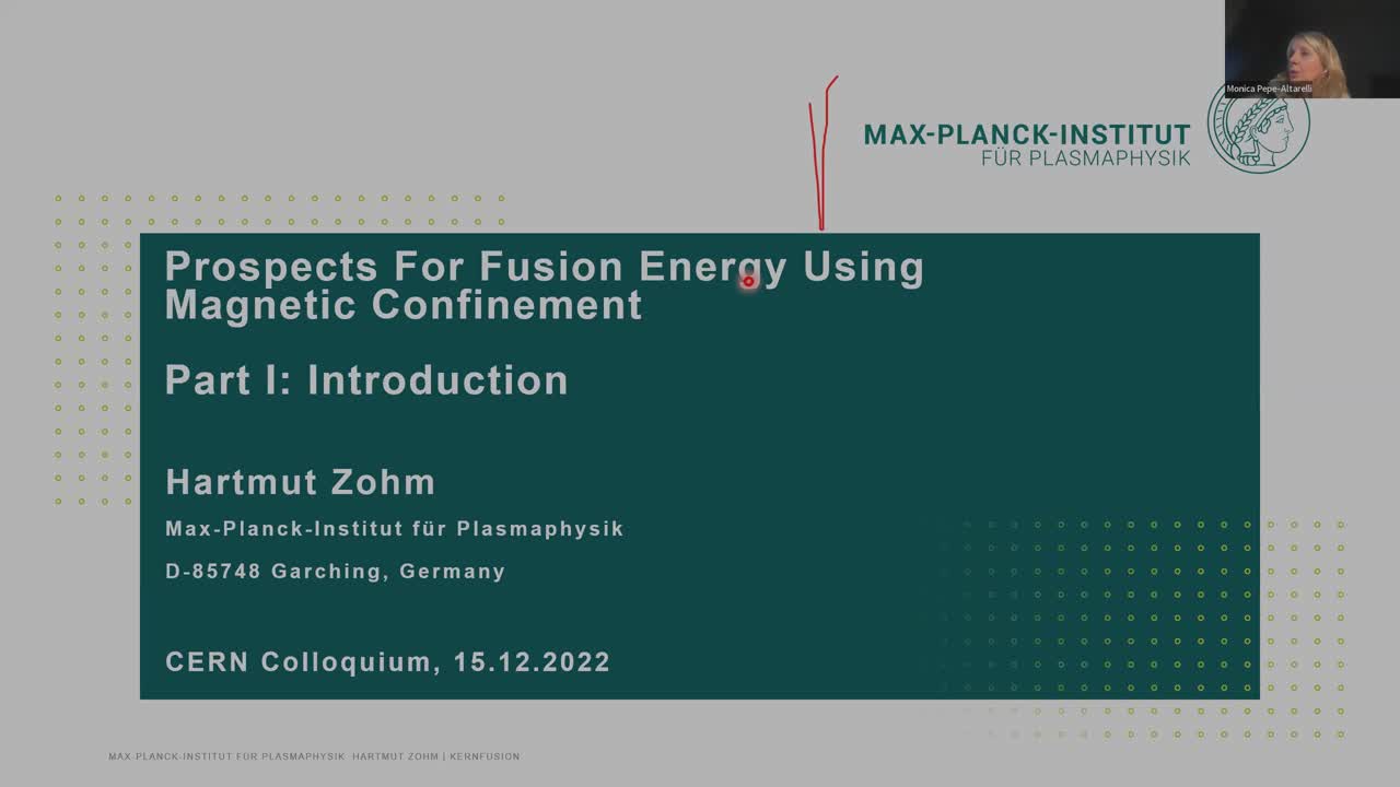 Prospects for Fusion Energy using Magnetic Confinement - CERN Document Server