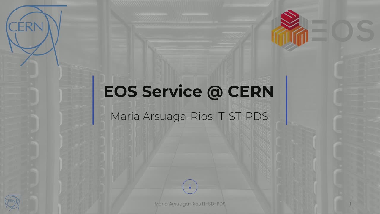 EOS Operations at CERN - CERN Document Server