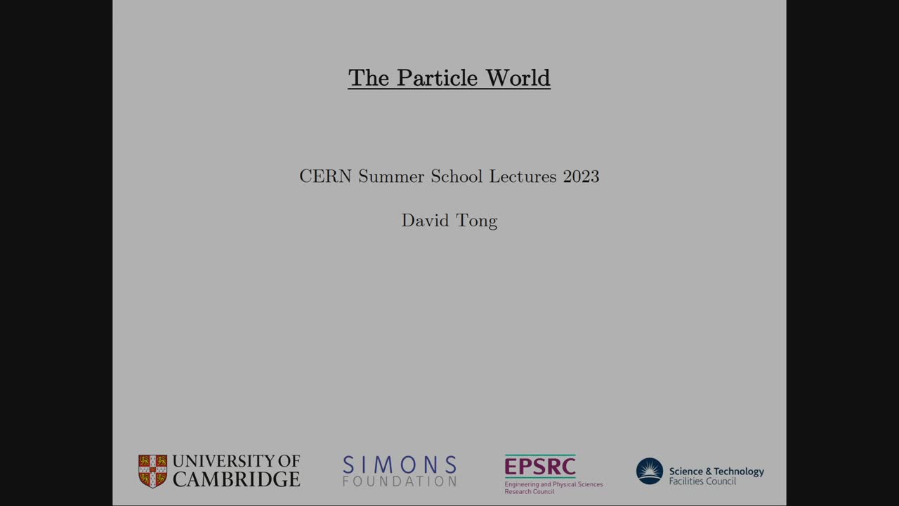 Particle World - Q&A session - CERN Document Server