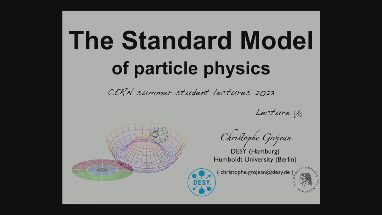 The Standard Model 1/5 - CERN Document Server