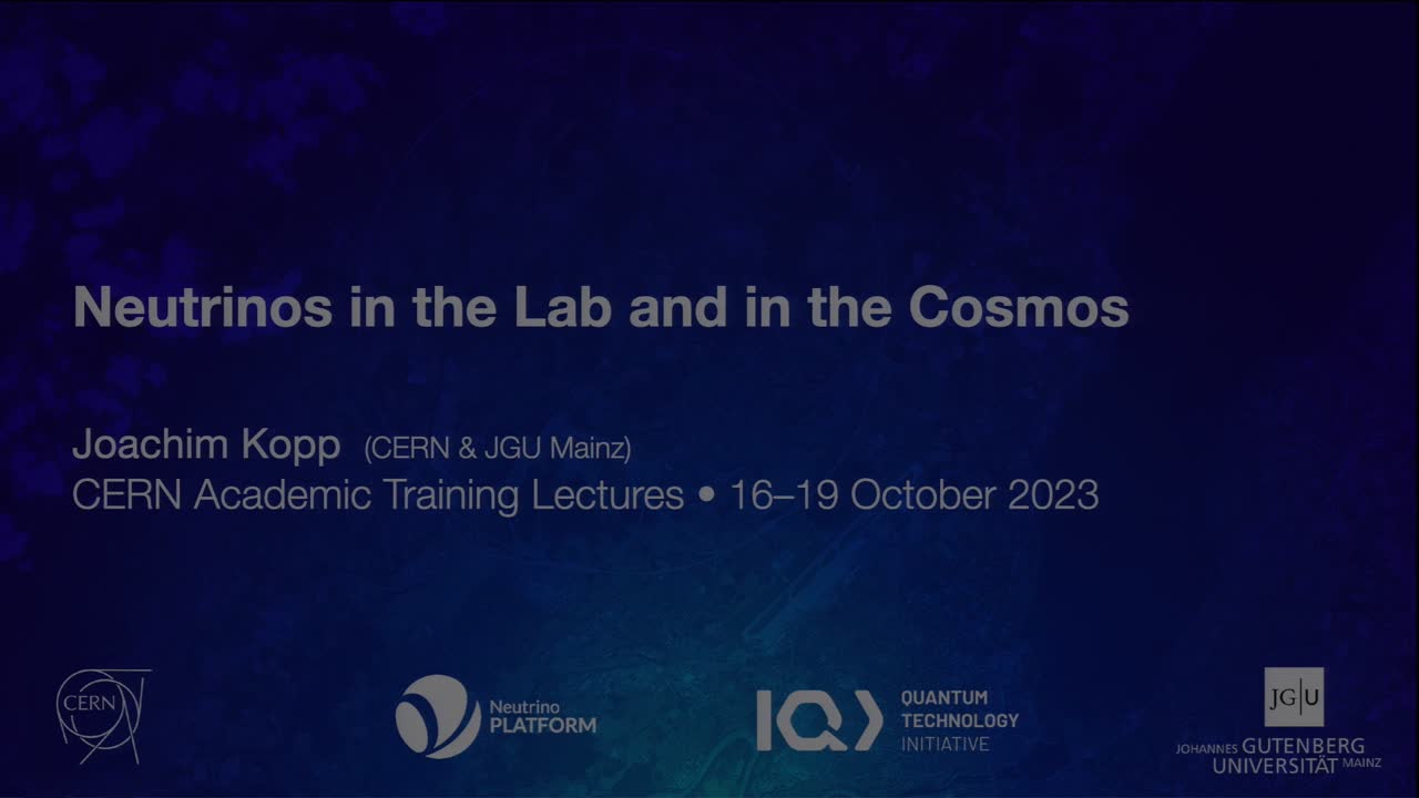 Neutrinos in the lab and in the cosmos - CERN Document Server